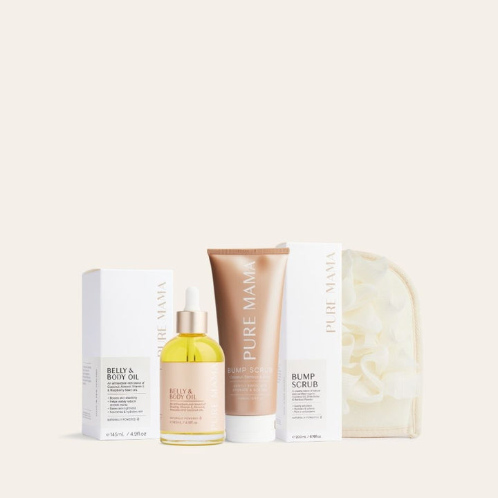 Stretch Mark Saviour Set - 100% Natural – PURE MAMA Skincare